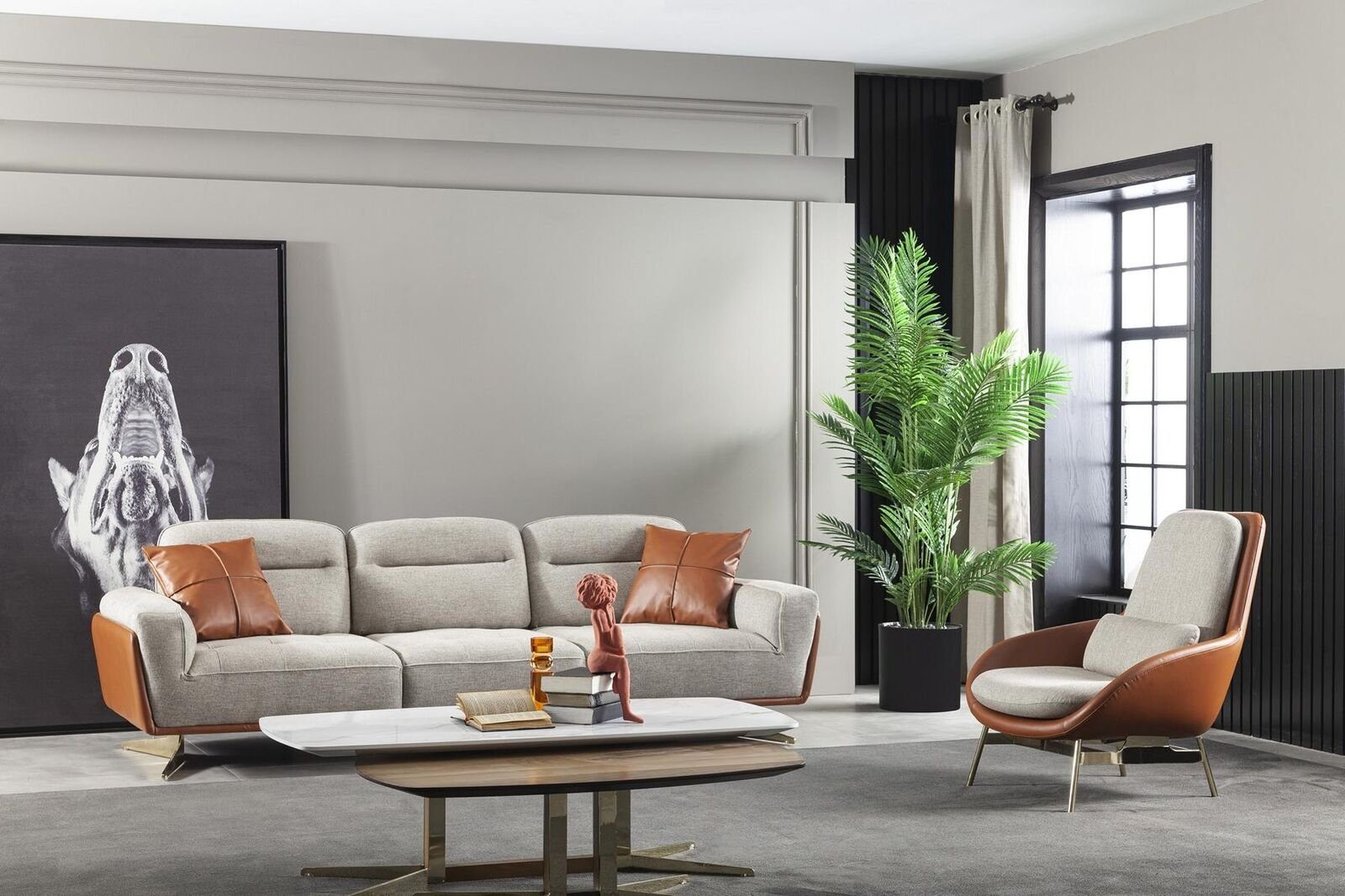 Jvmoebel Wohnzimmer Set Sofagarnitur 31 Sitzer Couch Möbel Set 3tlg