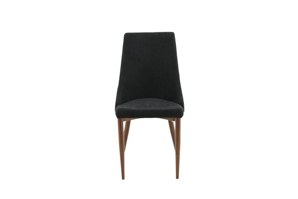 Ebuy24 Esszimmerstuhl 2er Set Leone Esszimmerstuhl Schwarz 1 St
