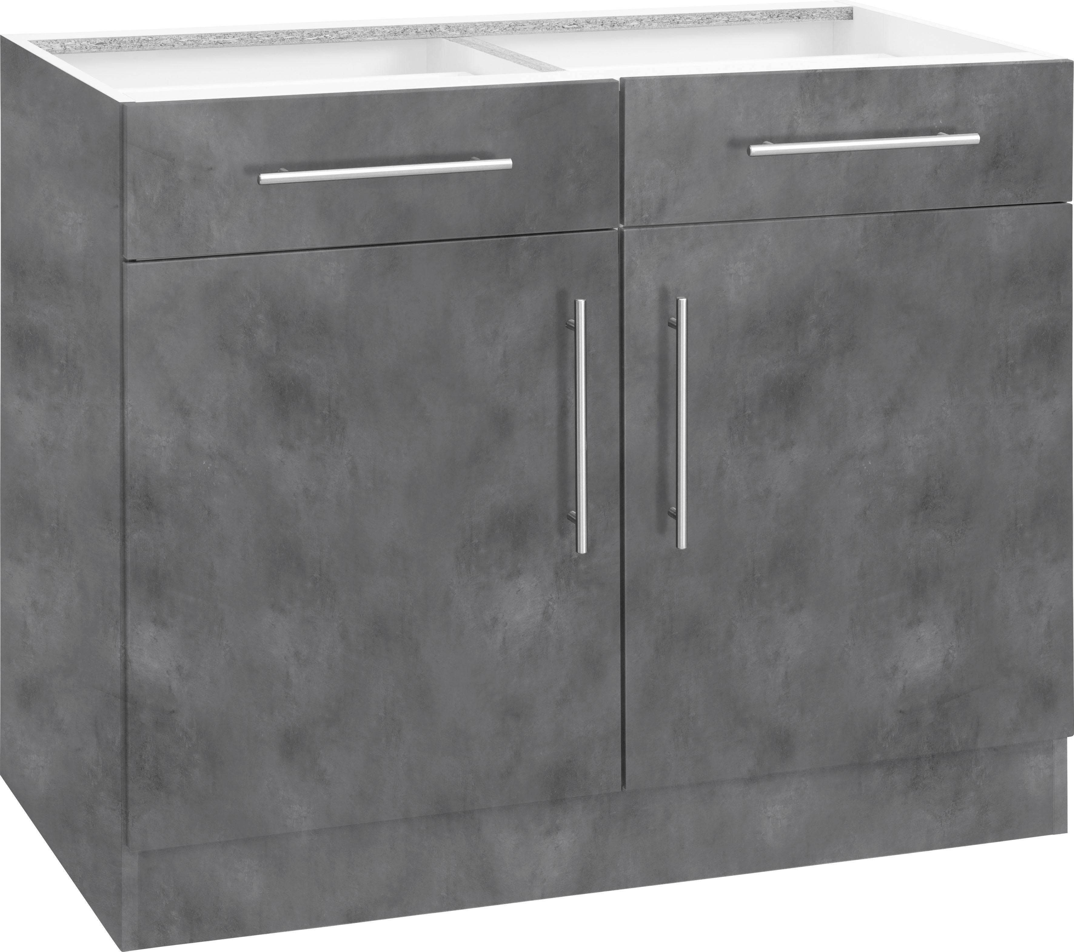 K Chen Unterschrank Barcelona Ohne Arbeitsplatte 2 T Rig 100 Cm