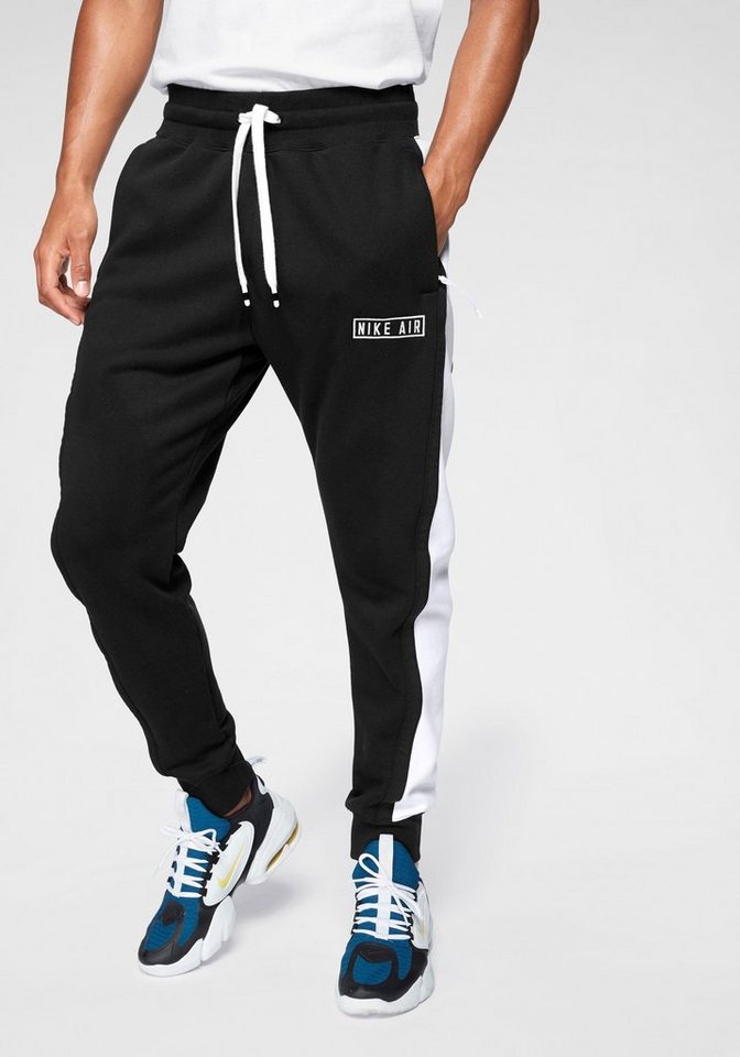 Nike Sportswear Jogginghose M Nsw Nike Air Pant Flc« Kontrasteinsätze