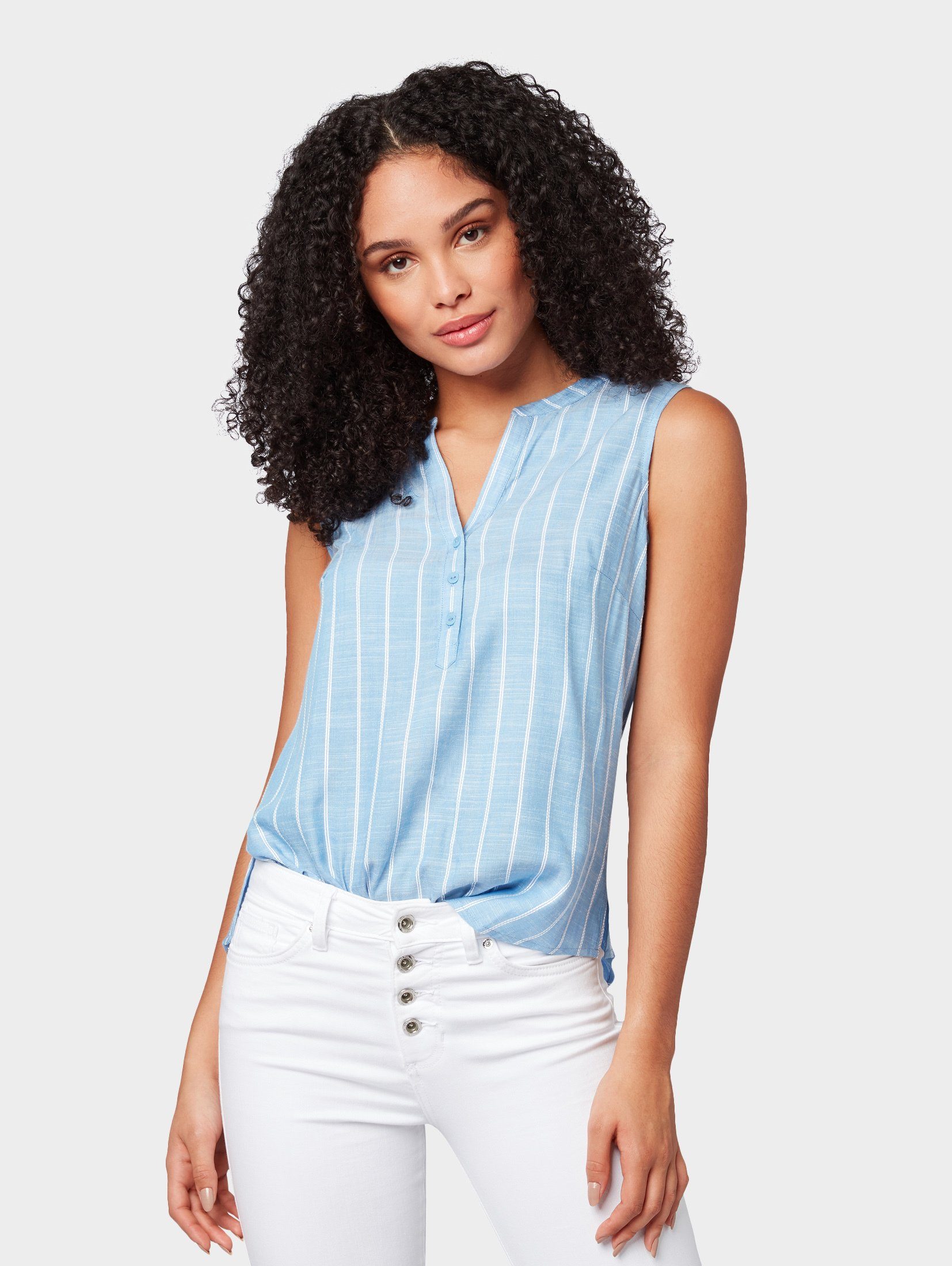 Tom Tailor Blusentop Gestreifte Bluse Kaufen Otto