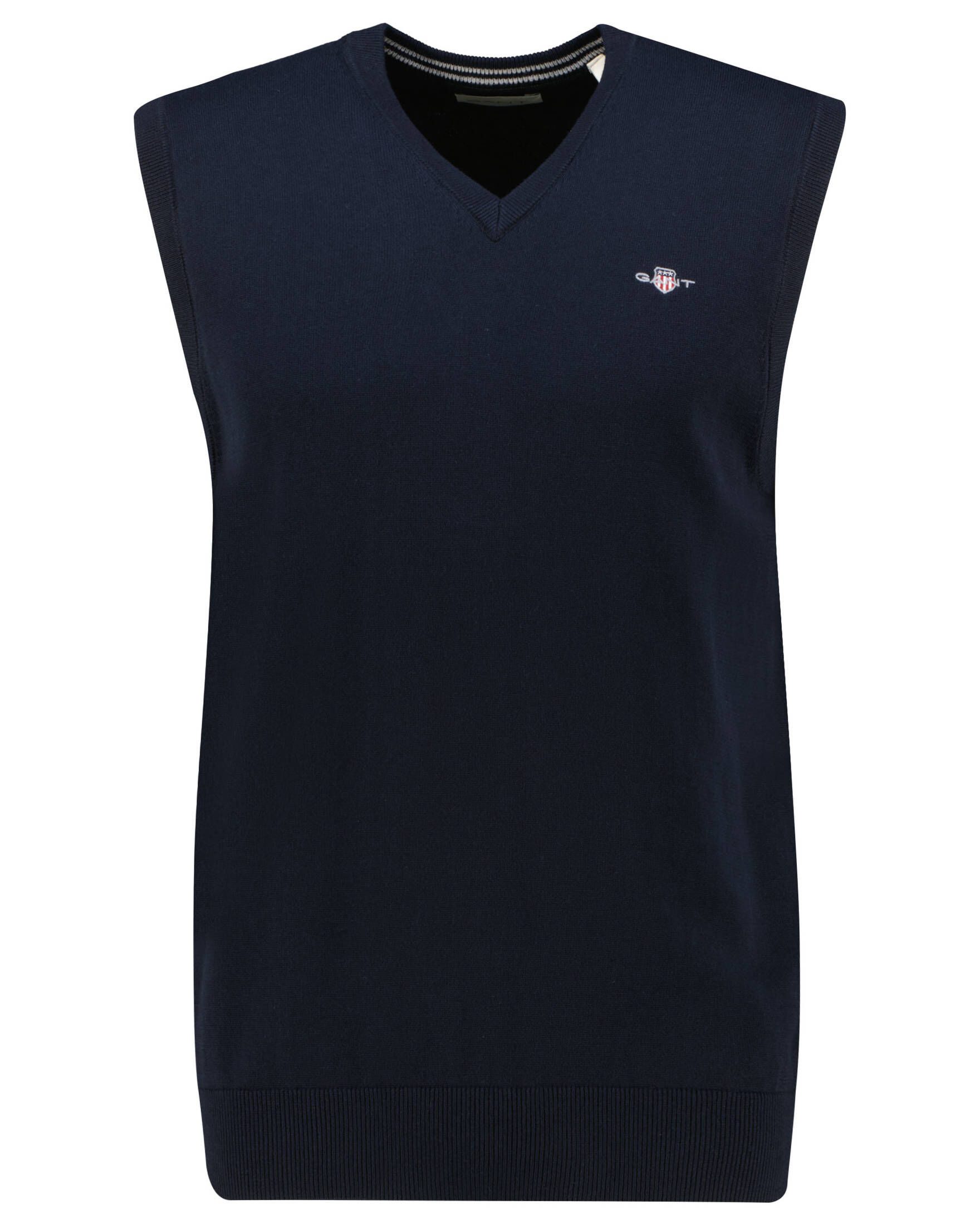 Gant Pullunder 8030560 Herren Pullunder Klassische Weste aus Baumwolle