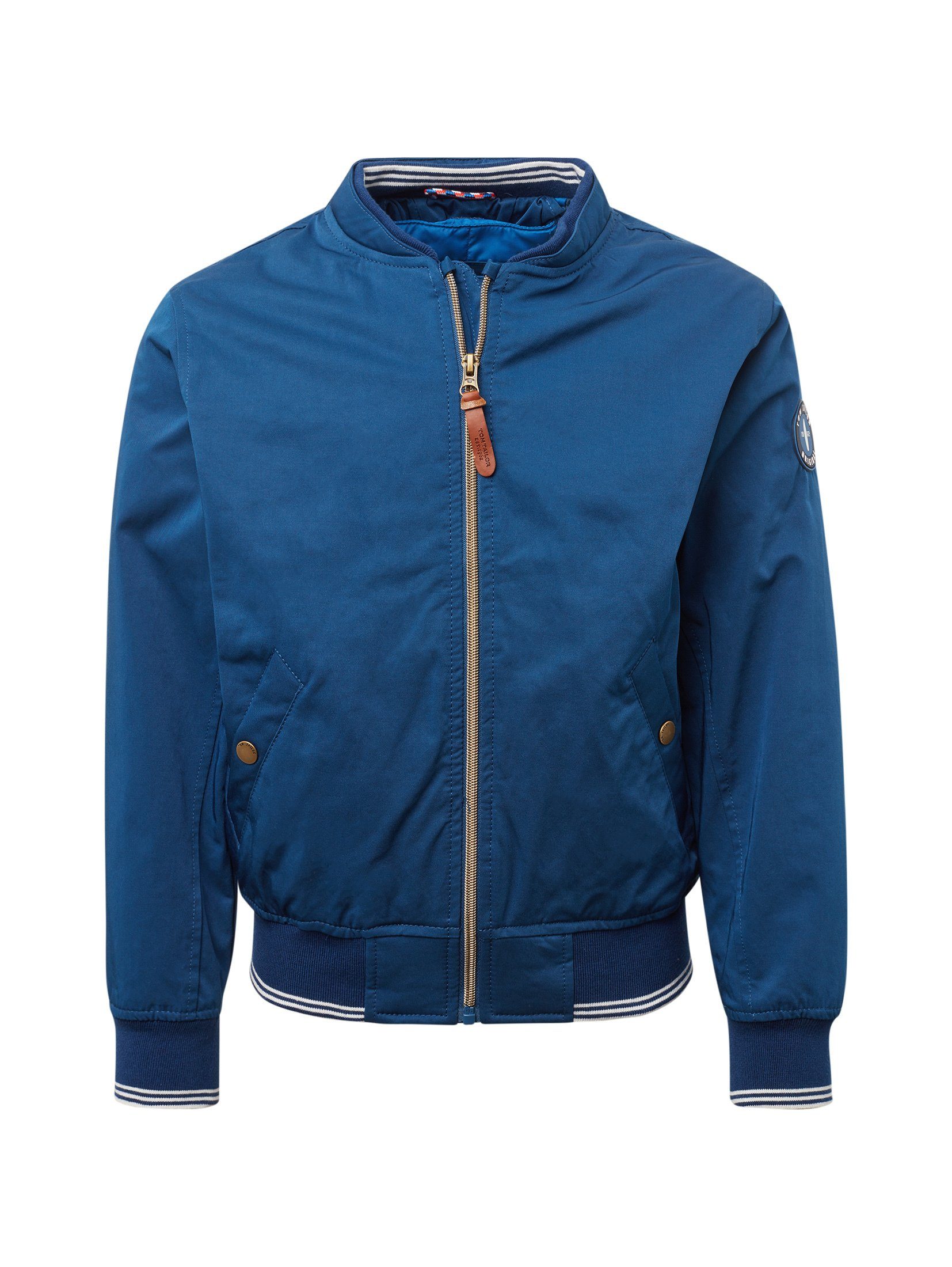 Tom Tailor Outdoorjacke Bomberjacke Langärmlig Mit Stehkragen Sowie