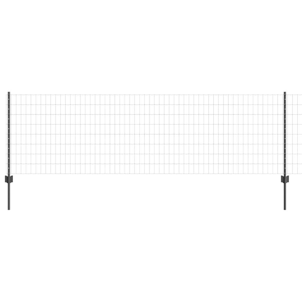 vidaXL Gartenzaun Geschweißter Drahtzaun 10 x 0,8 m (B x H), (1-St), Zaun