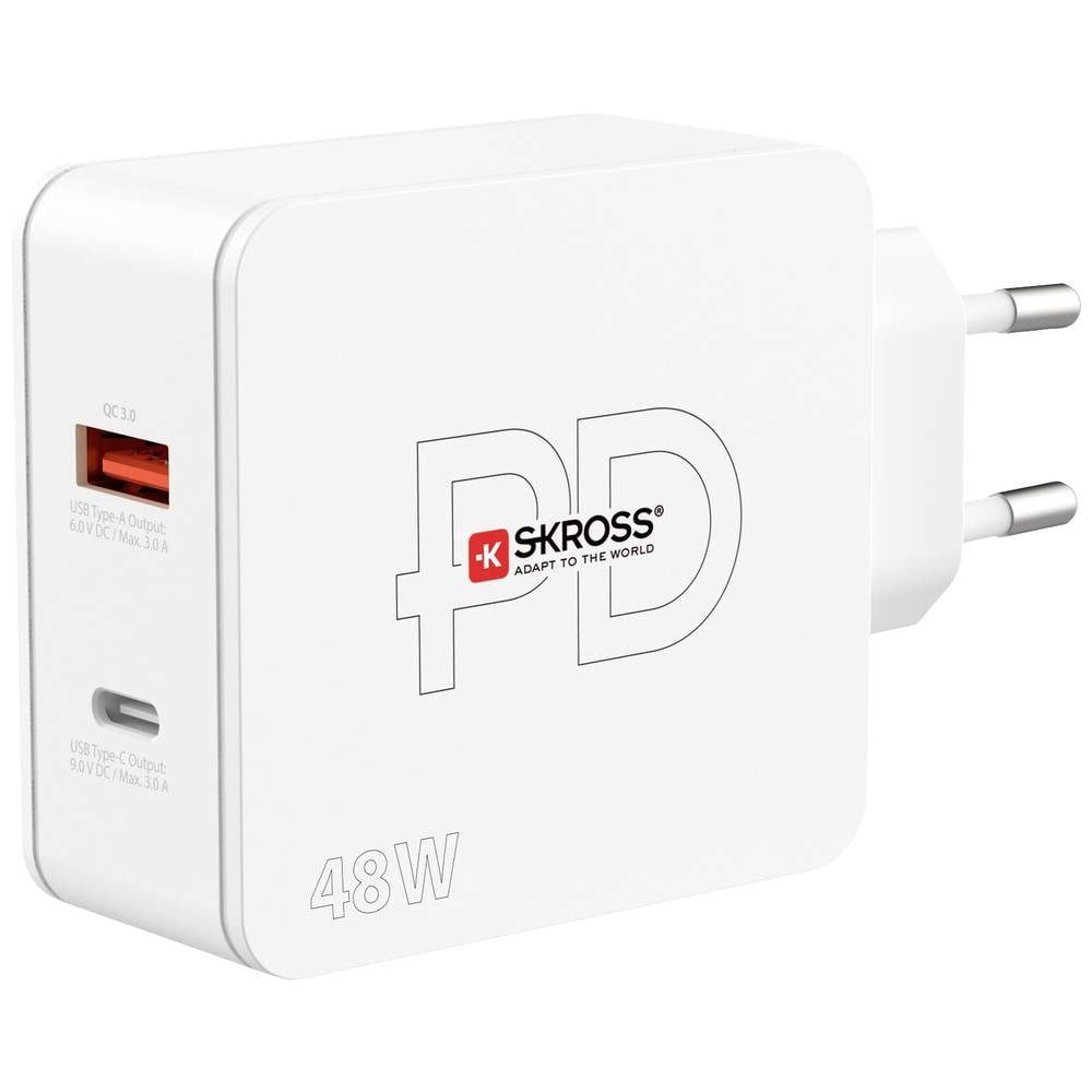 SKROSS USB-Ladegerät USB-Ladegerät, 1x USB Typ-C (PD) 48W max.