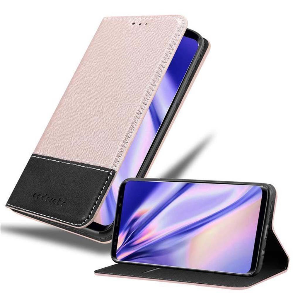 Cadorabo Handyhülle X Wallet Kunstlederkombi Samsung Galaxy S9
