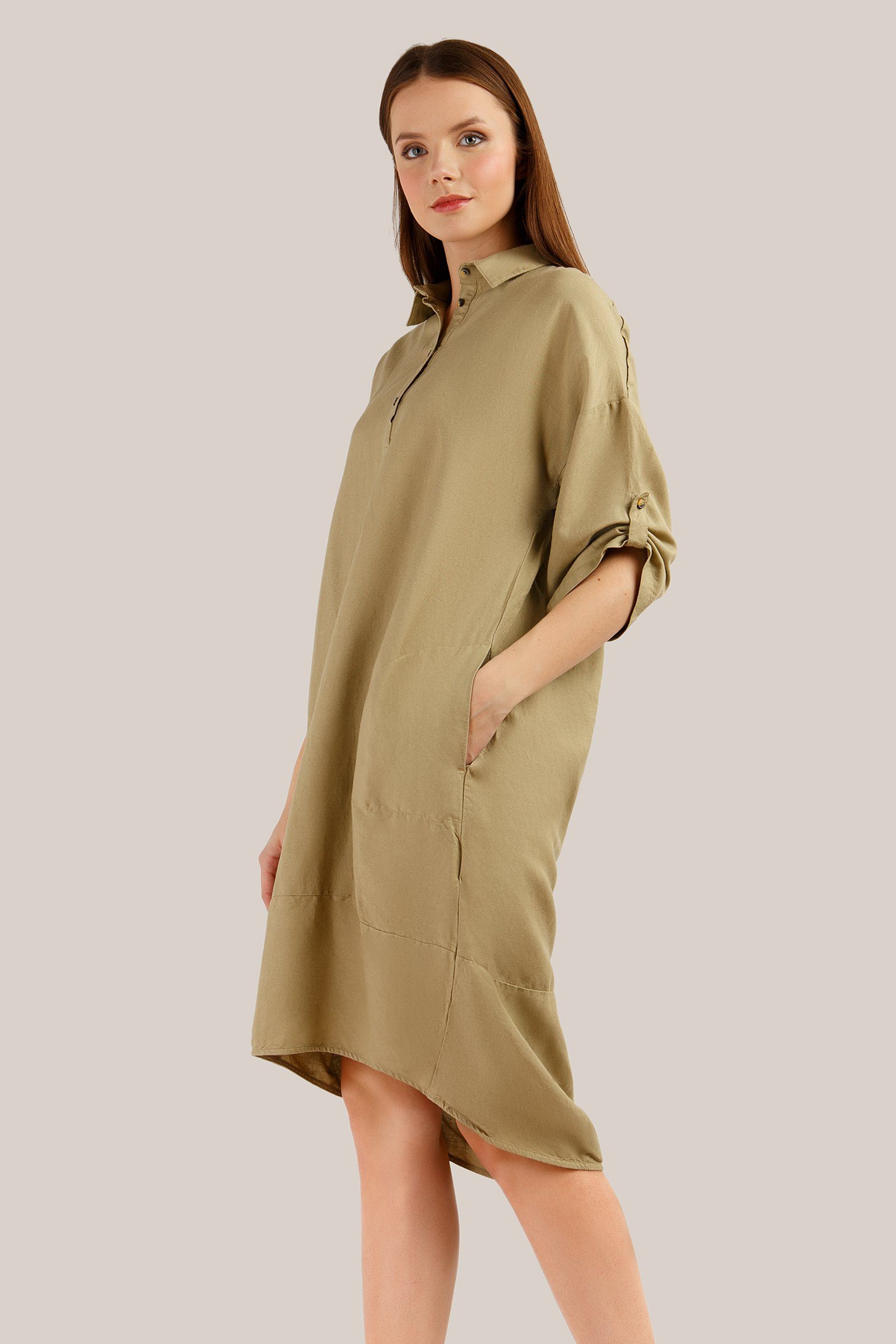 Finn Flare Oversize Kleid Mit Asymmetrischem Schnitt Online Kaufen Otto