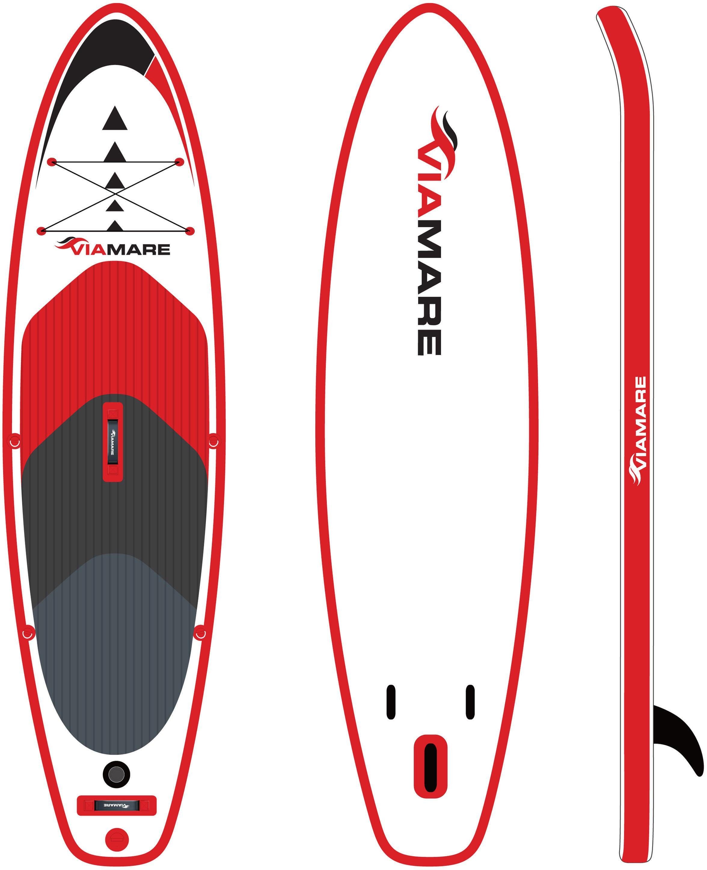 VIAMARE SUP-Board SUP Set VIAMARE 300 S rot