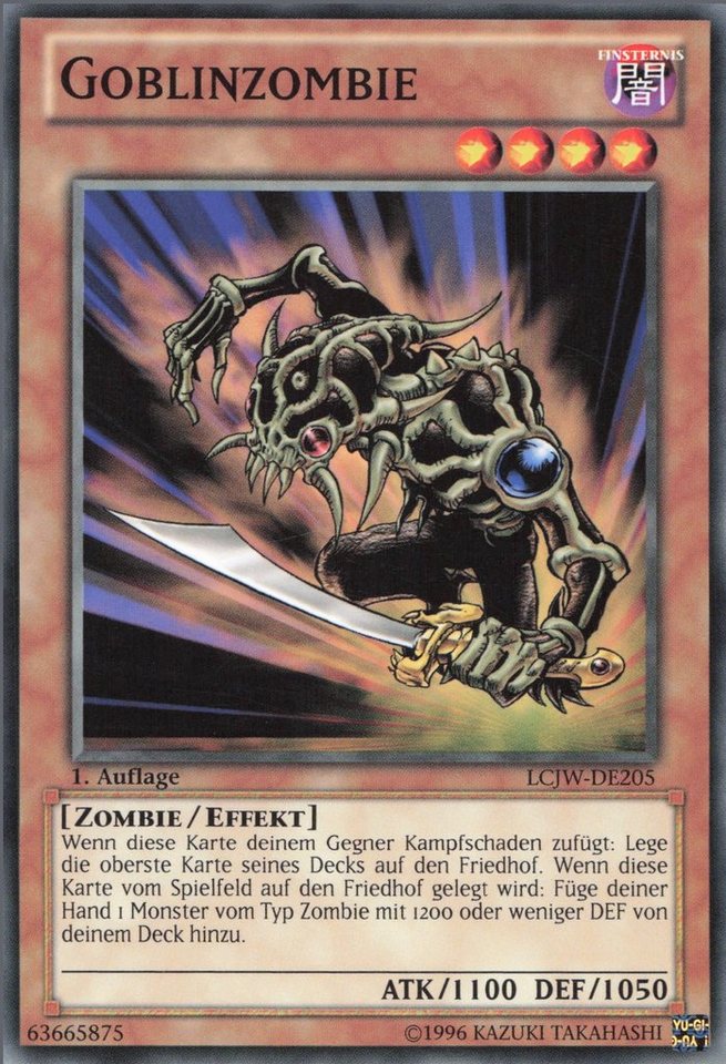Recollectibles Sammelkarte Yugioh Karte Goblinzombie Deutsch Yu Gi Oh