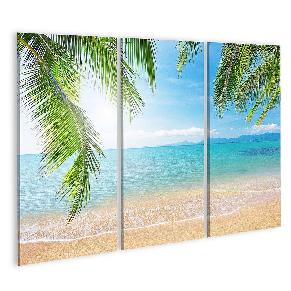 Islandburner Leinwandbild Bild Auf Leinwand Palmen Und Tropischen