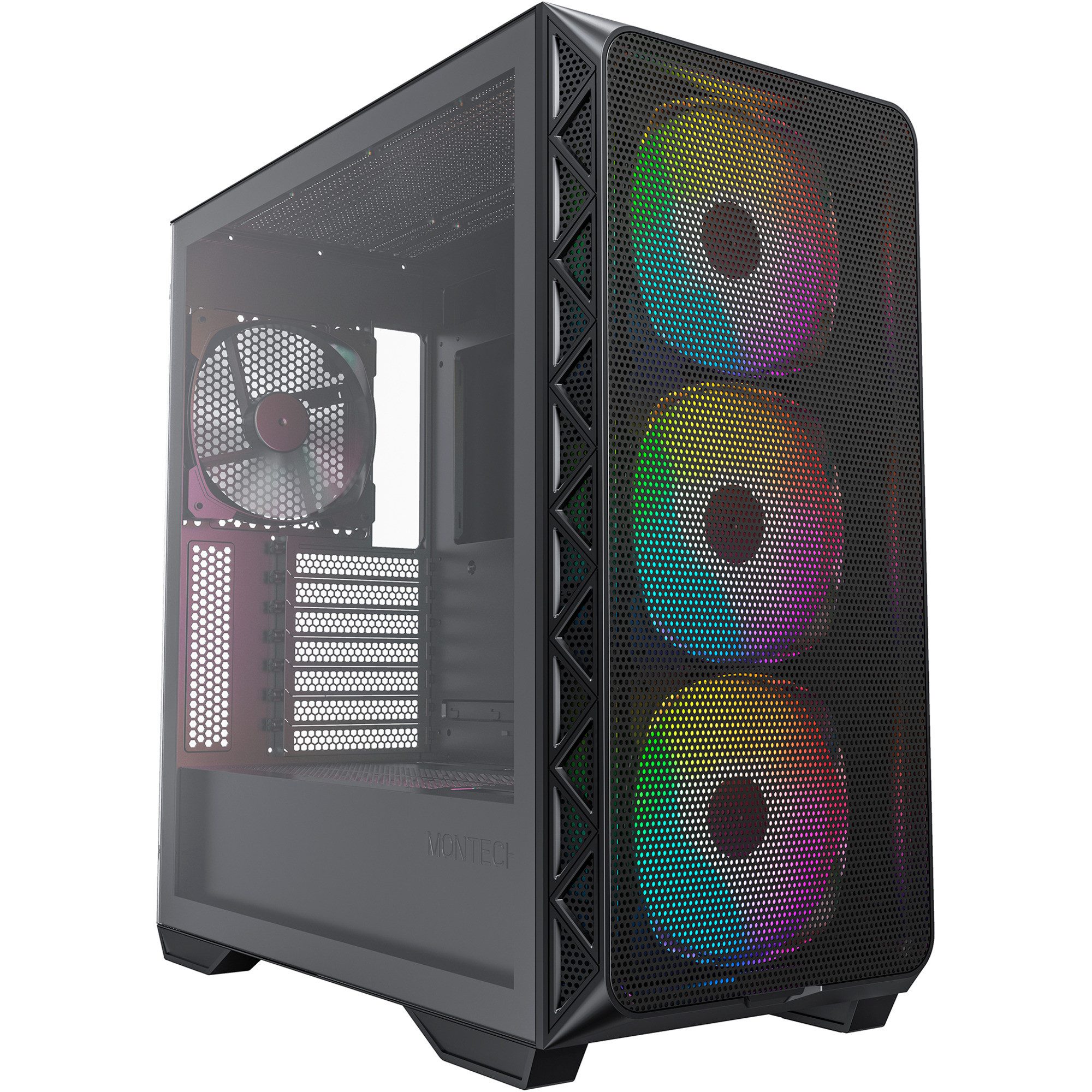 MONTECH PC-Gehäuse Montech AIR 903 MAX, Tower-Gehäuse, (Tempered, PC Case