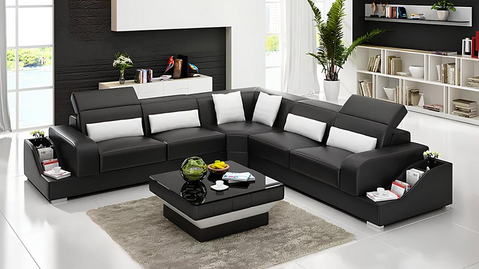 Xlmoebel Ecksofa Neues Preiswertes Ledersofa Mit Modernem Design Für