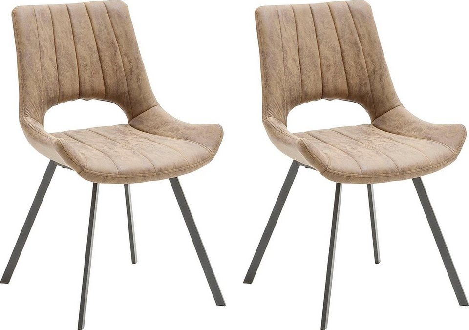 Mca Furniture Stuhl Olympia 2er Set Gestell Aus Metall Online Kaufen