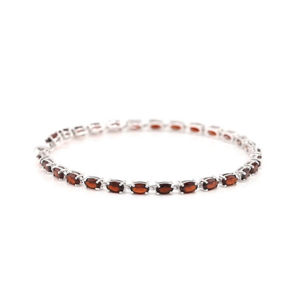 Cavill Silberarmband Cavill Silberarmband Damen 28 rote Sambian Granate ...
