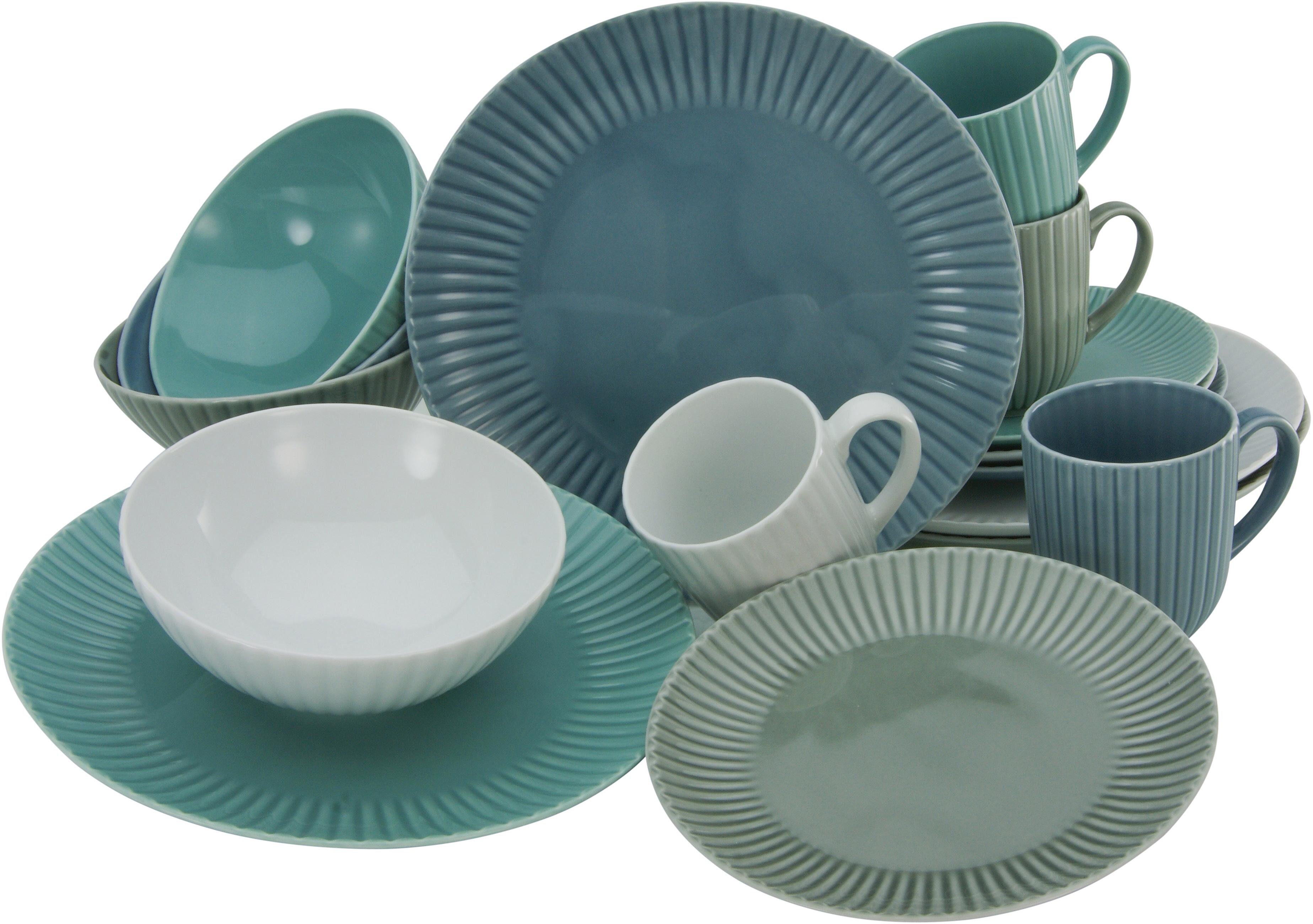 Creatable Kombiservice Allegra Colors 16 Tlg Porzellan Online