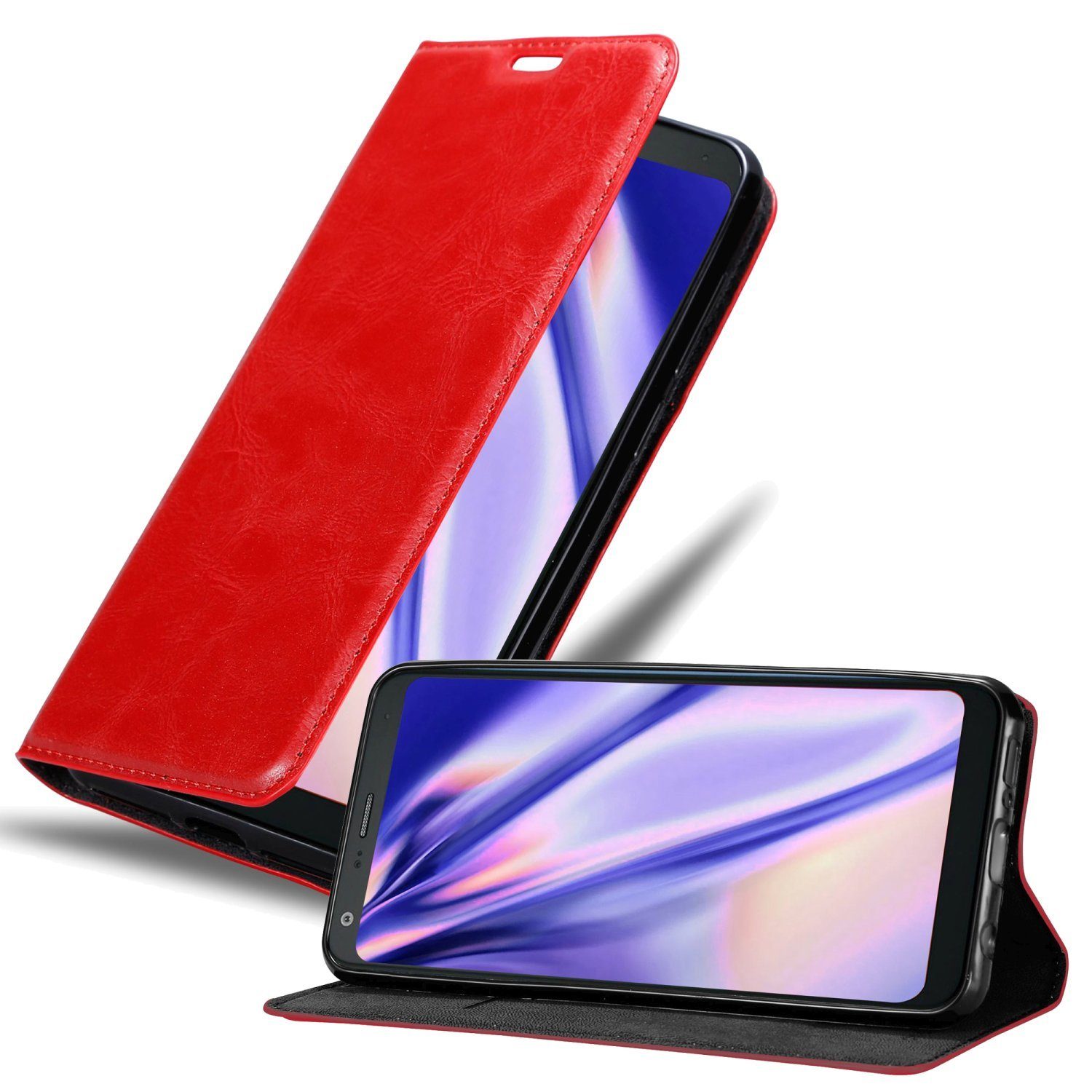 Cadorabo Handyhülle Für Lg Q9 Hülle Lg Q9 Klappbare Handy Schutzhülle