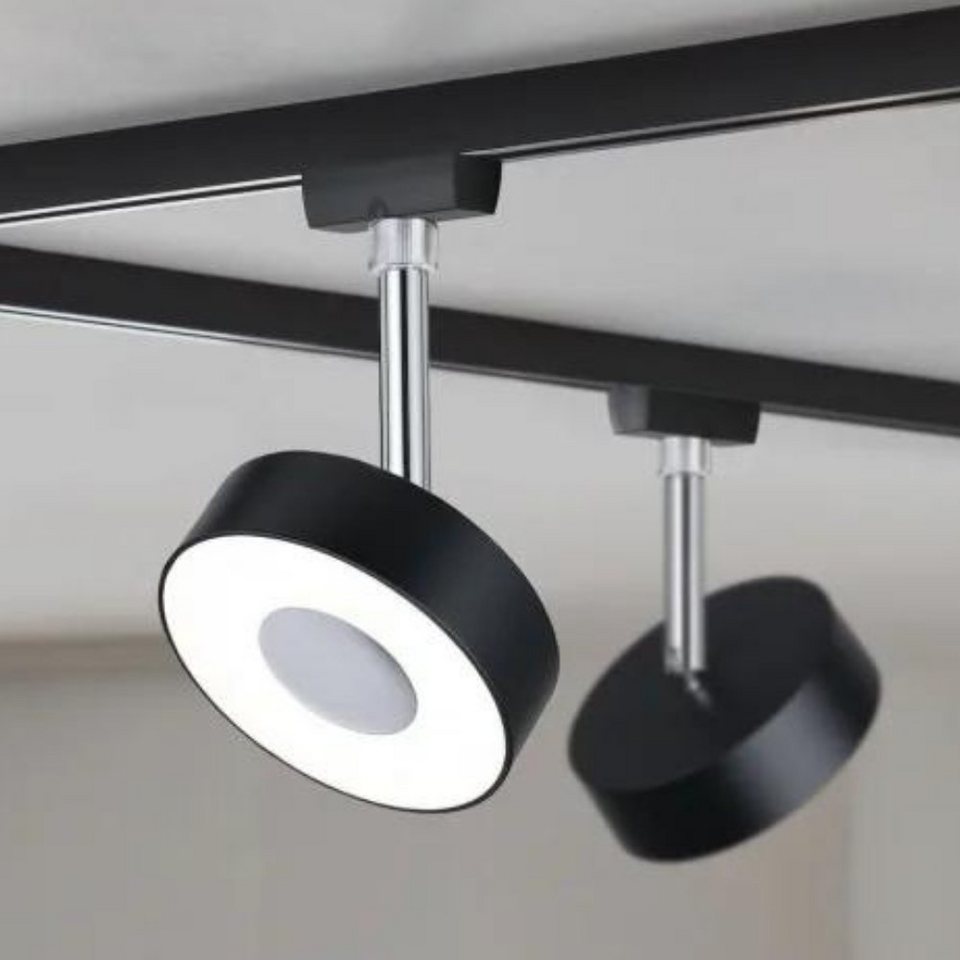 Paulmann Stromschienensystem Led Urail Schienenspot Circle In Schwarz