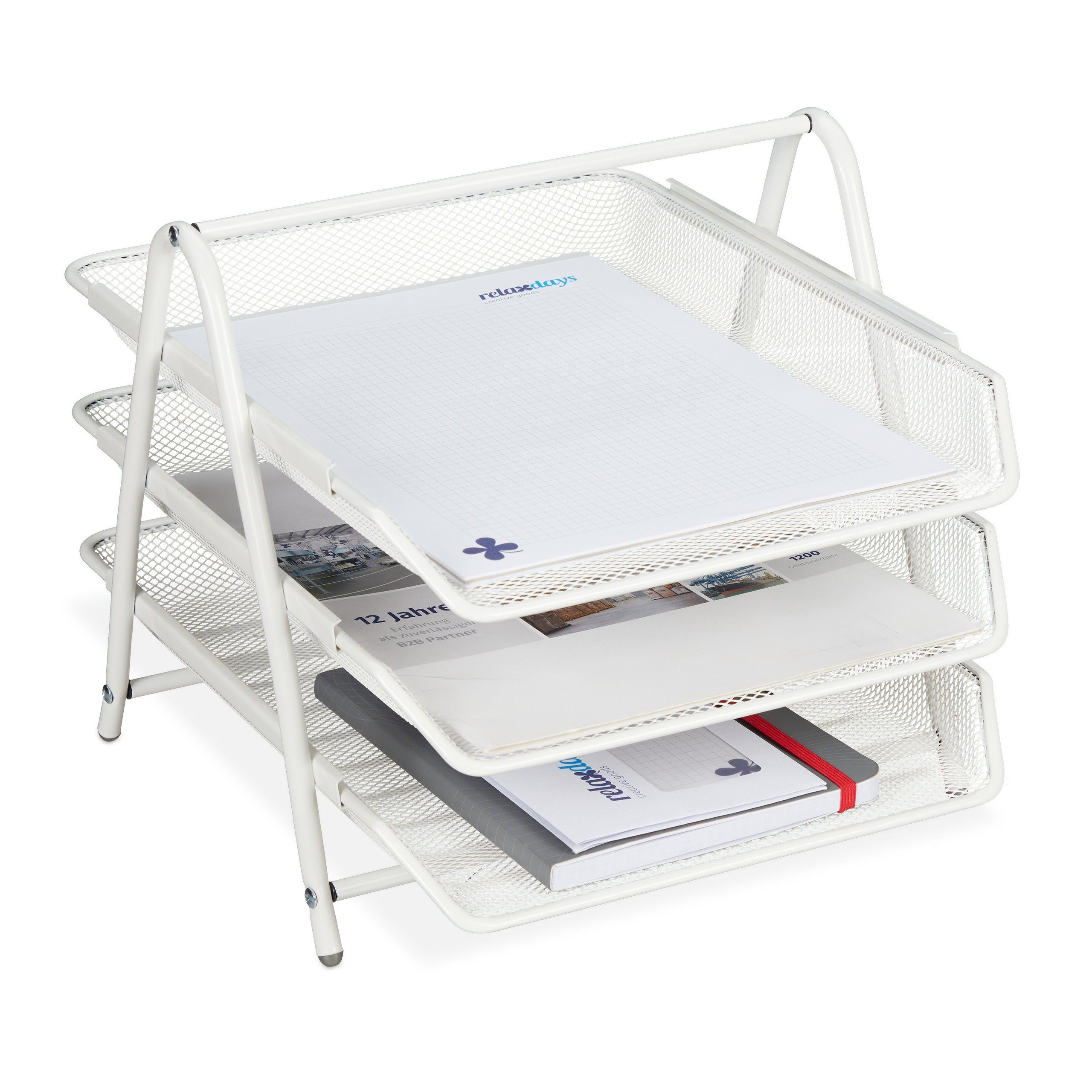 relaxdays Briefablage »Dokumentenablage Metall« | OTTO