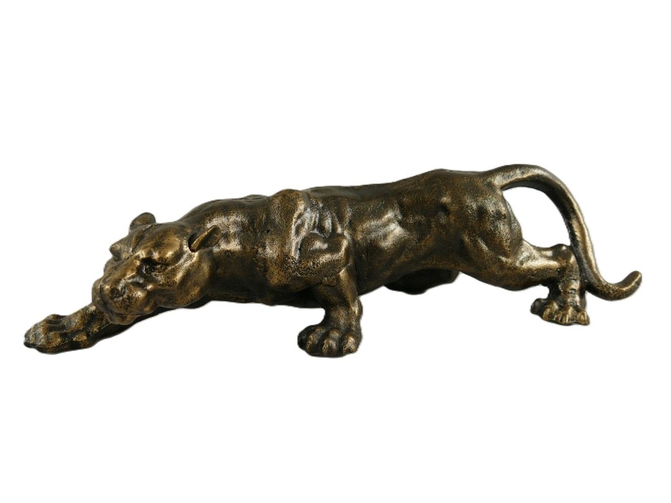 Linoows Dekoobjekt Panther Puma Raubkatze Tierfigur Tierskulpur