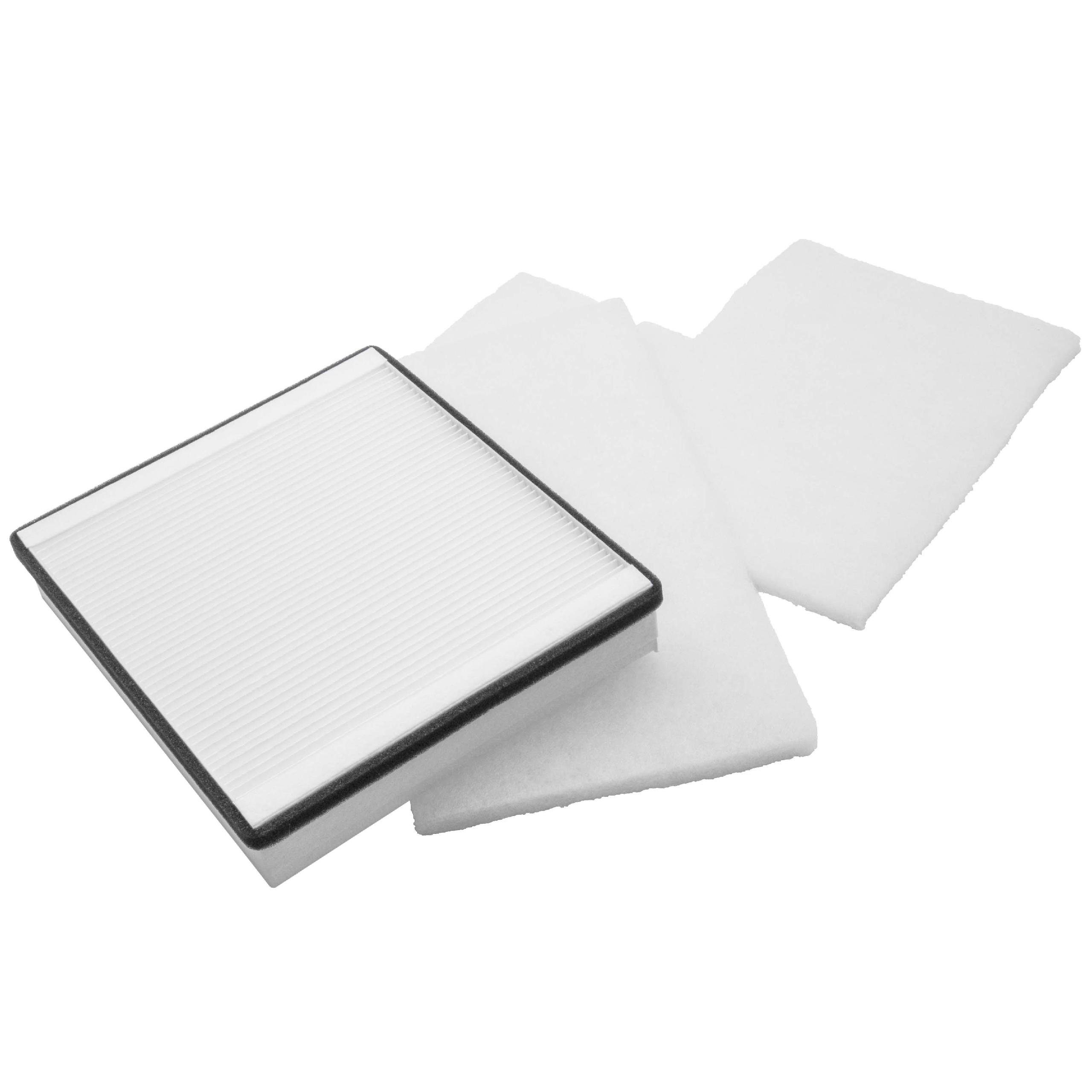 vhbw Filter-Set passend für Vallox KWL 240 MV, 080 SC, 080 SE, 090 SC, 090 SE, 091 SC