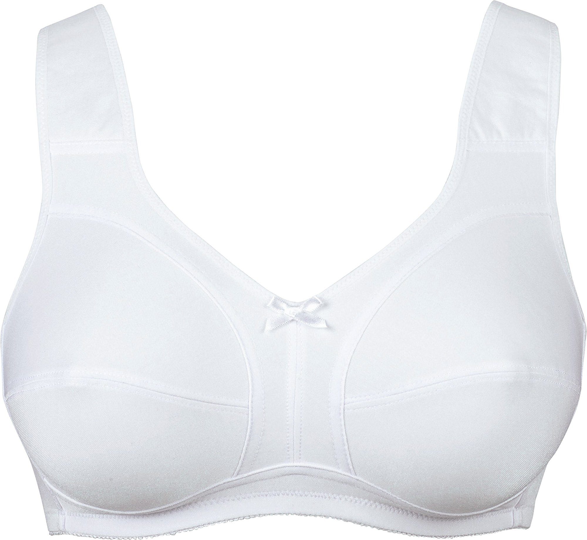 Naturana Bügel-BH BH ohne Bügel 2er-Pack Uni