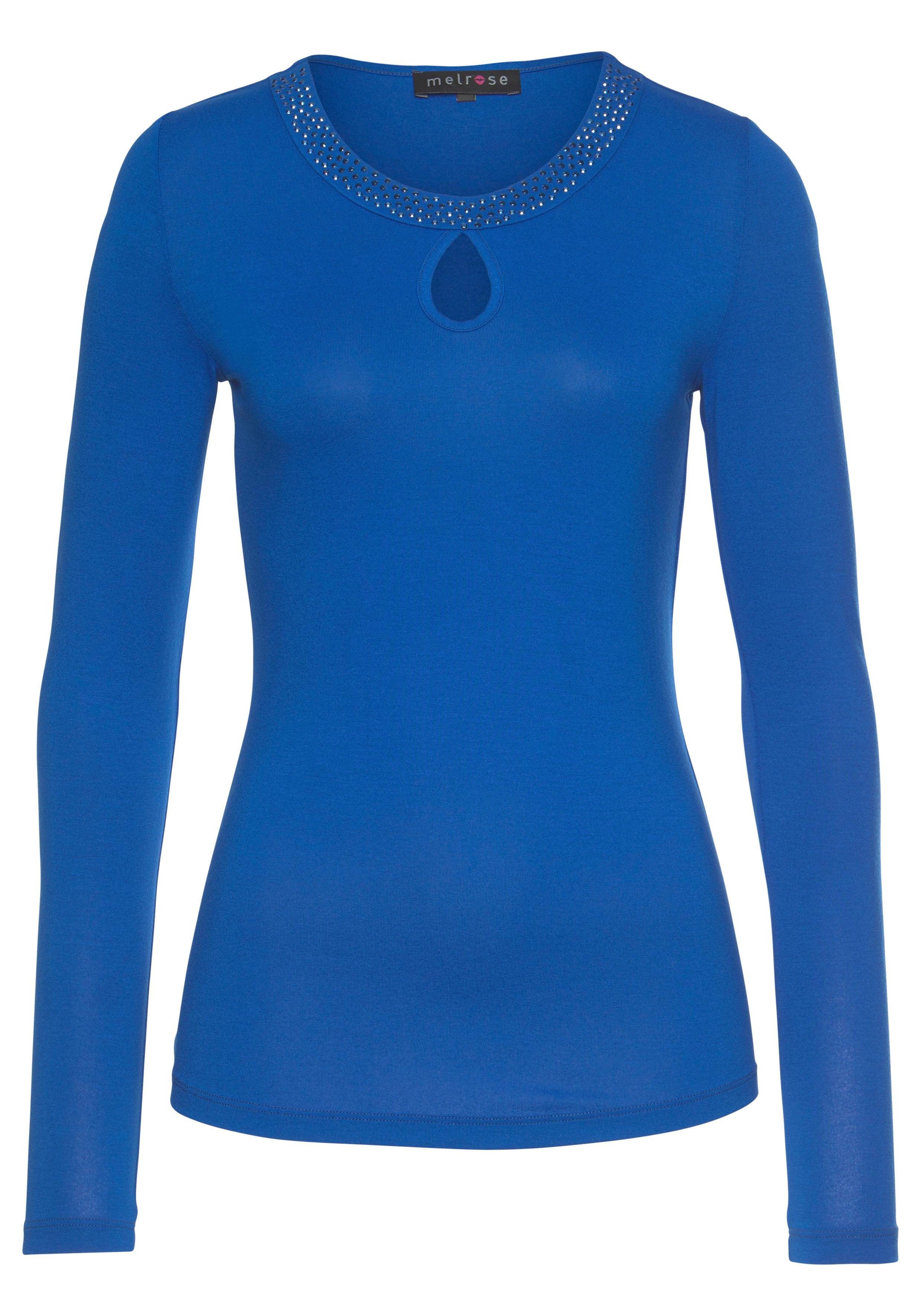 Melrose Langarmshirt Mit Glitzersteinen Kaufen Otto