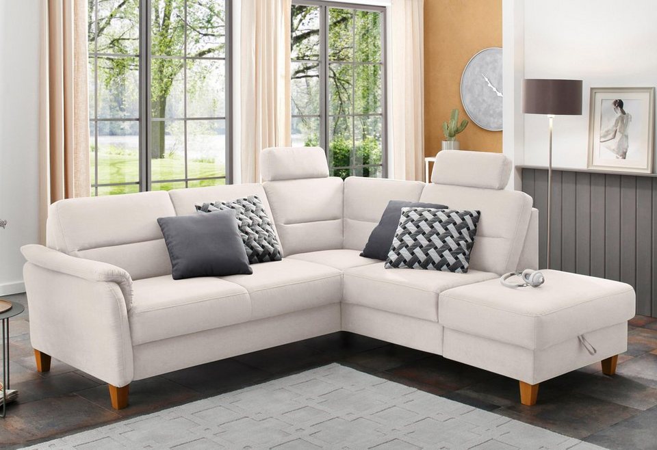 Home Affaire Ecksofa Palmera L Form Federkern Wahlweise Mit