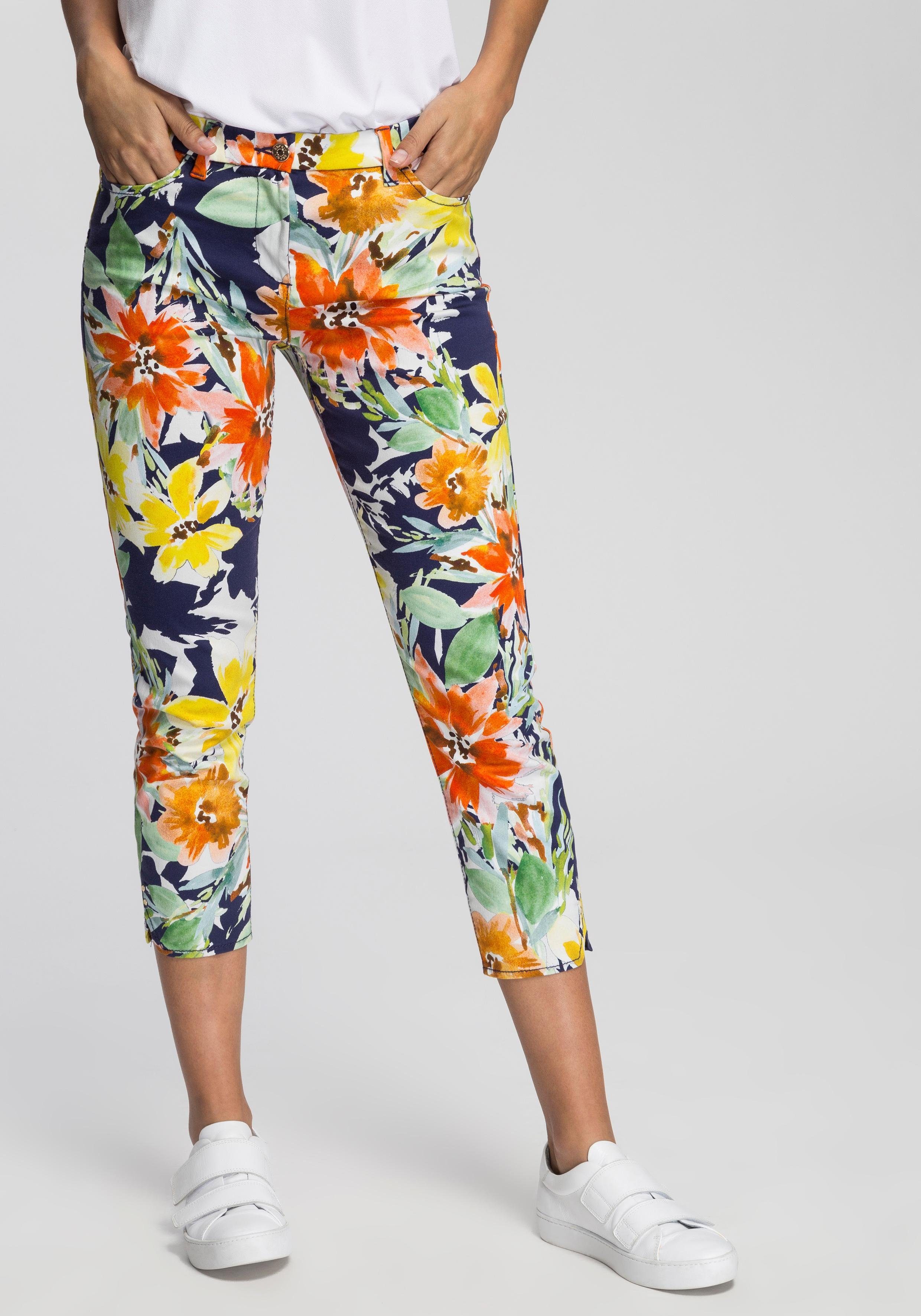 Esprit Collection Caprihose Im Floralen Design Otto