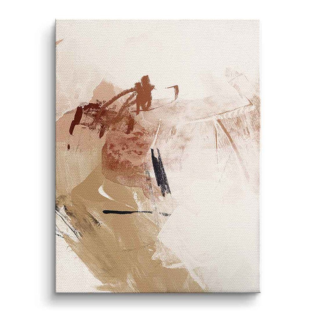 Dotcomcanvas® Leinwandbild From A To B 1 Leinwandbild Beige Braun