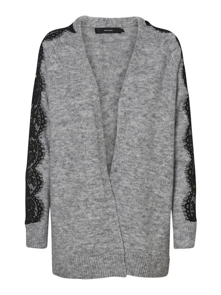 Vero Moda Curve Strickjacke Mit Spitze Besetzt Otto