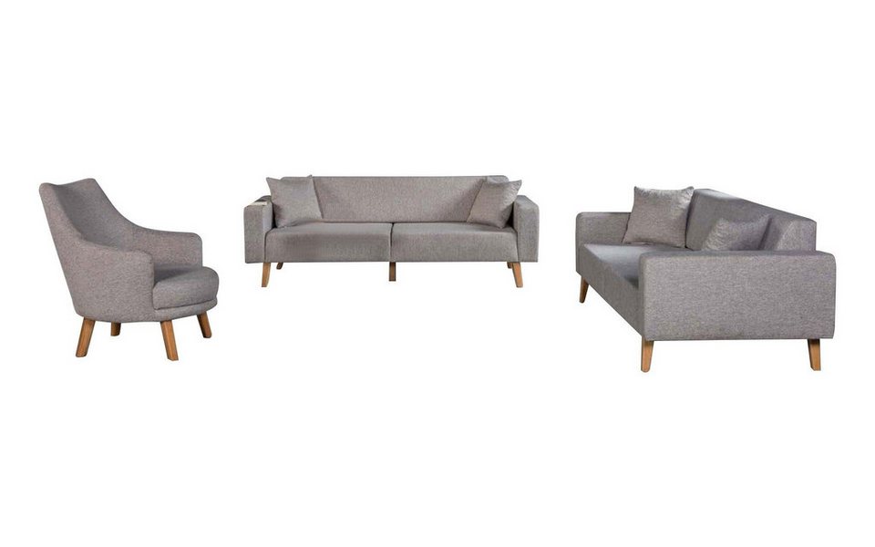 Xlmoebel Wohnzimmer Set Grauzeitliche Stil Couchgruppe 331 Sitzmöbel