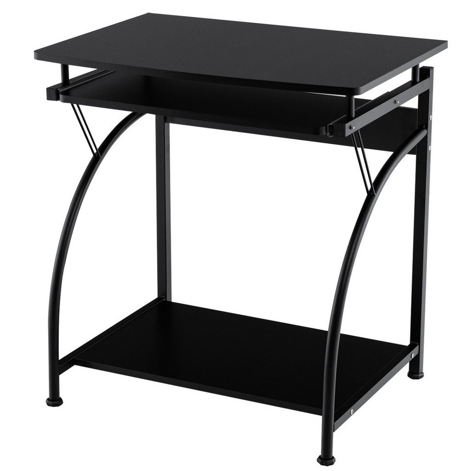 Costway Computertisch Mit Tastaturablage 70x47x75cm Computer