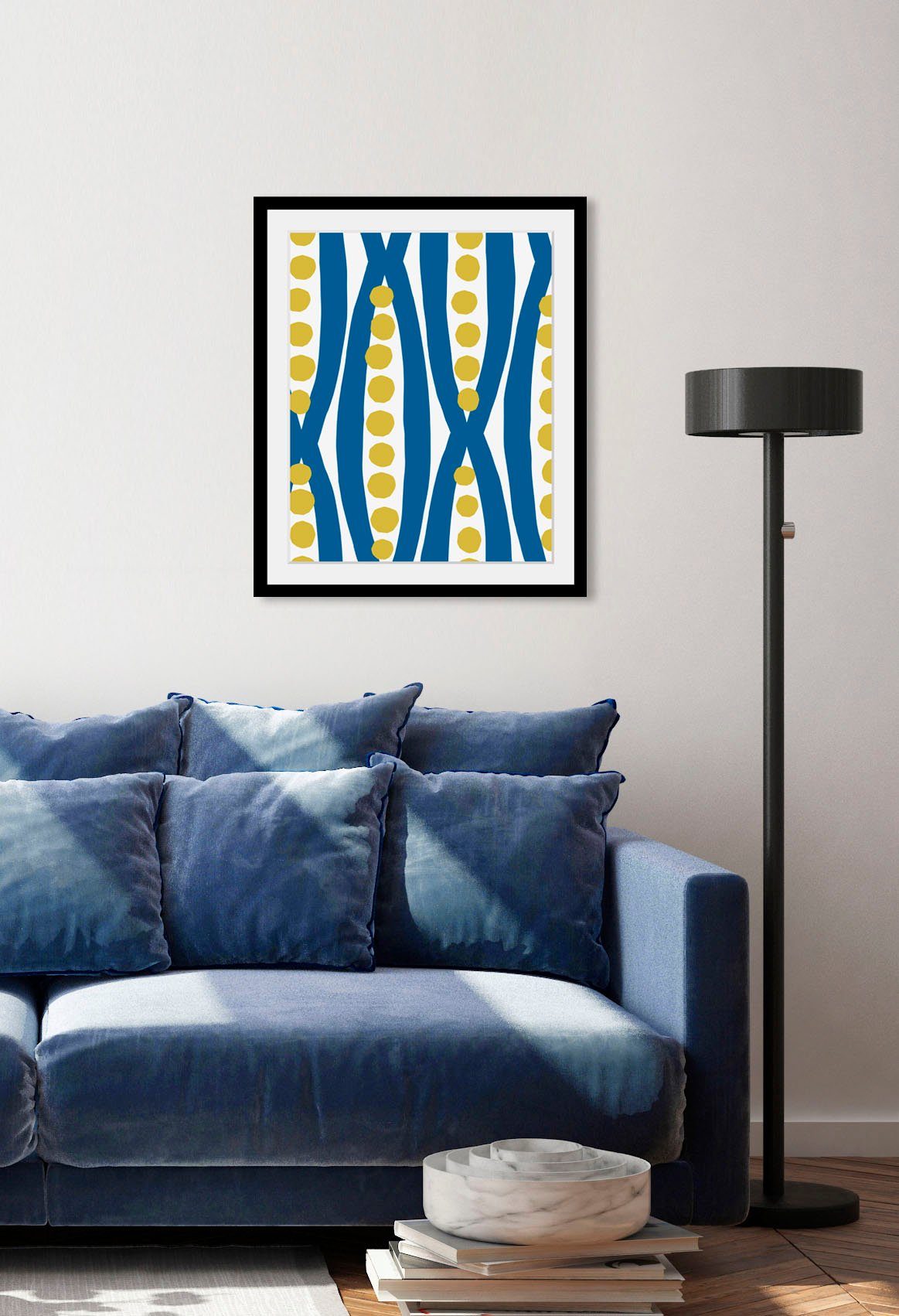 queence Bild Newsha, Abstrakt, Figuren, Gemälde, Kunst (1 St), HD Premium Poster-Druck inkl ...