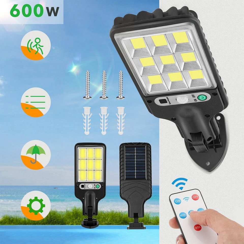Oyajia Led Solarleuchte Solarlampen Für Außen 108 Leds Solarleuchte