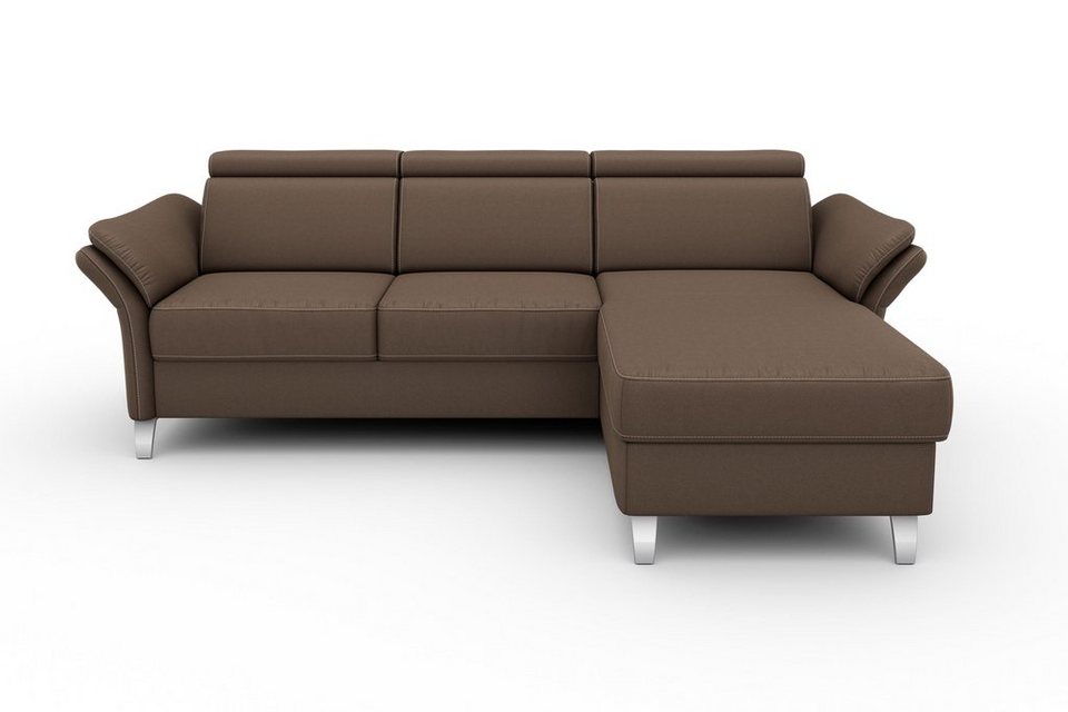 Sitandmore Ecksofa Vincenzo L Form Inklusive Kopfteilverstellung