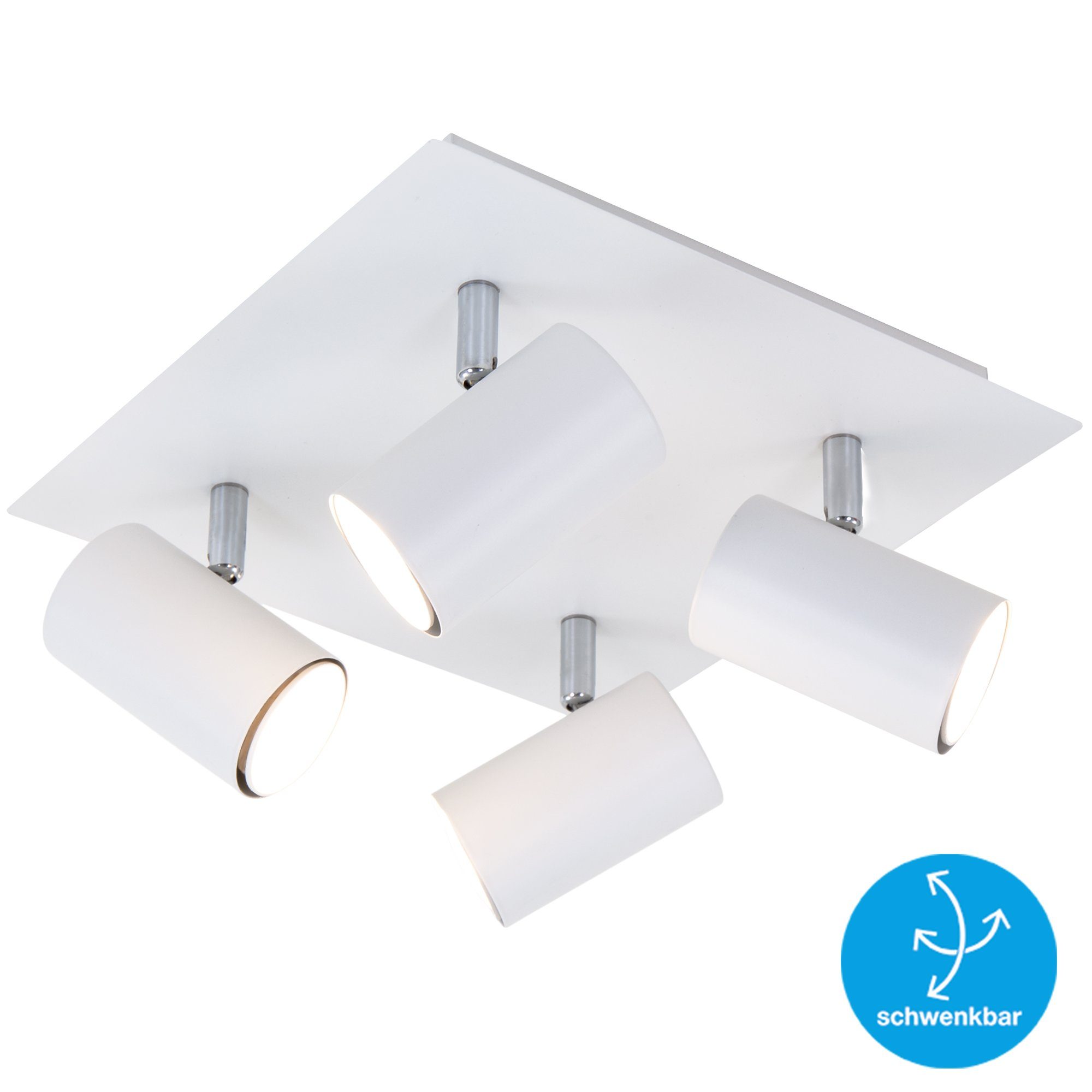 Briloner Leuchten Led Deckenspot Lotte 4 Flammig Deckenleuchte Mit