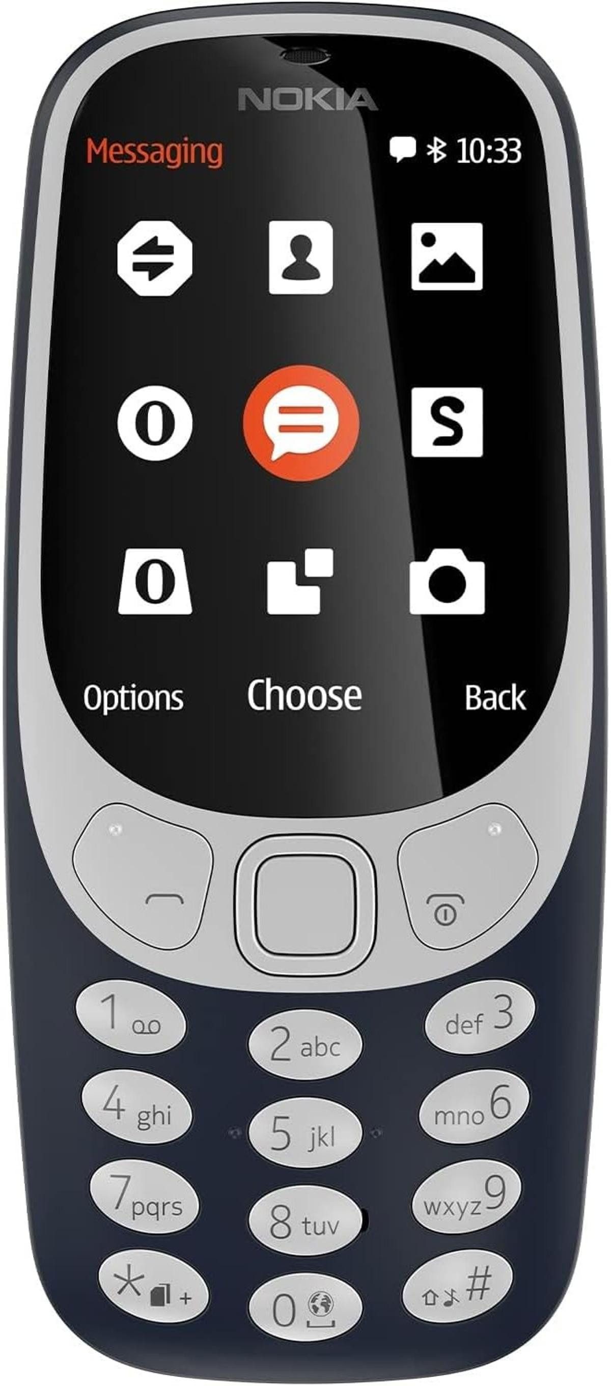 Nokia Nokia 3310 2G Unlocked Mobiltelefon 2,4 Zoll Farbdisplay 2MP dark ...