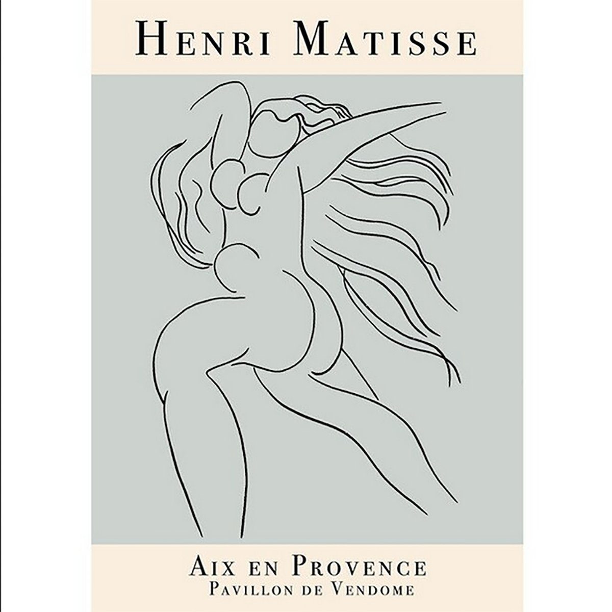 TPFLiving Kunstdruck (OHNE RAHMEN) Poster - Leinwand - Wandbild, Henri Matisse - Abstrakte ...