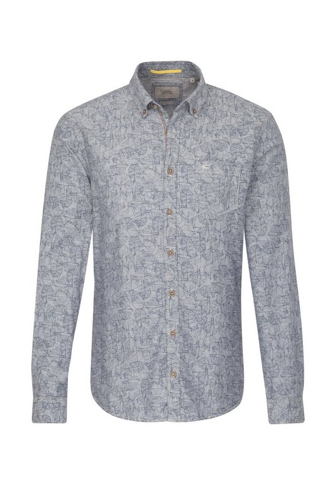 Camel Active Hemd Camel Active Modern Fit Langarm Button Down Kragen