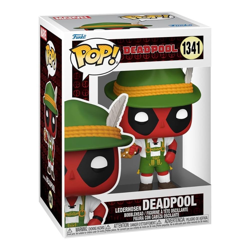 Funko Actionfigur Funko POP! Marvel - Deadpool - Lederhosen Deadpool ...