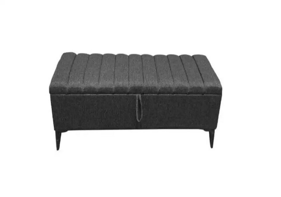 Jvmoebel Hockerbank Hocker Design Polster Fußhocker Ottomane Textil