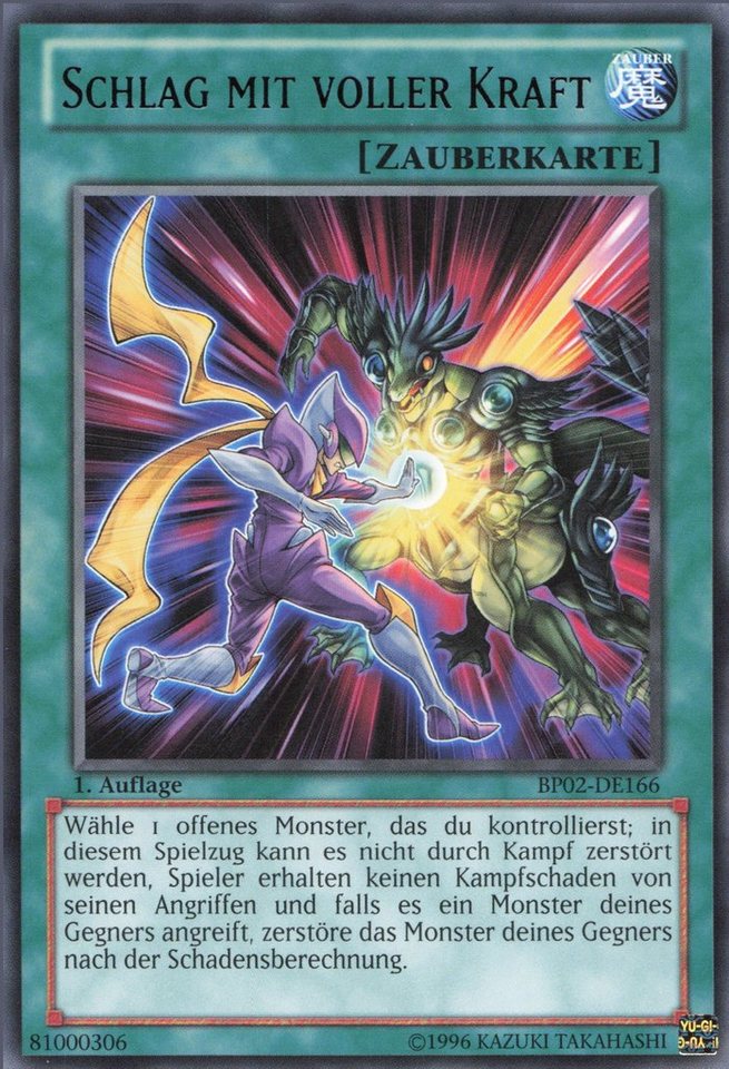 Recollectibles Sammelkarte Yugioh Karte Schlag Mit Voller Kraft V 2