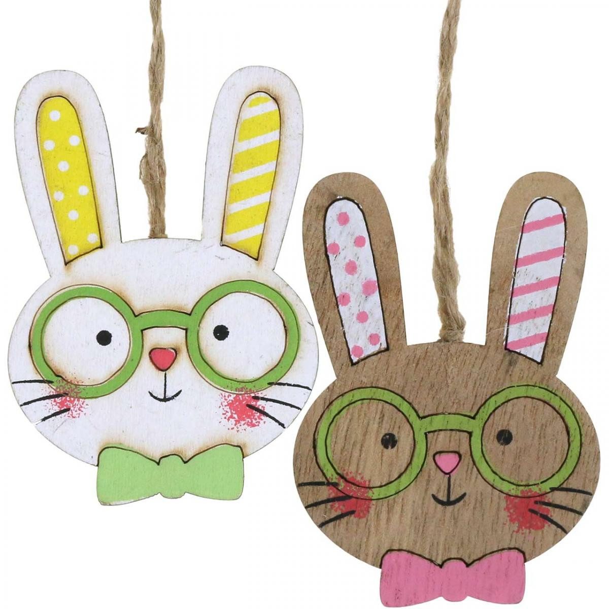 Florists Products Osterfigur Holz Osterhasen Anhänger Set 3St ...
