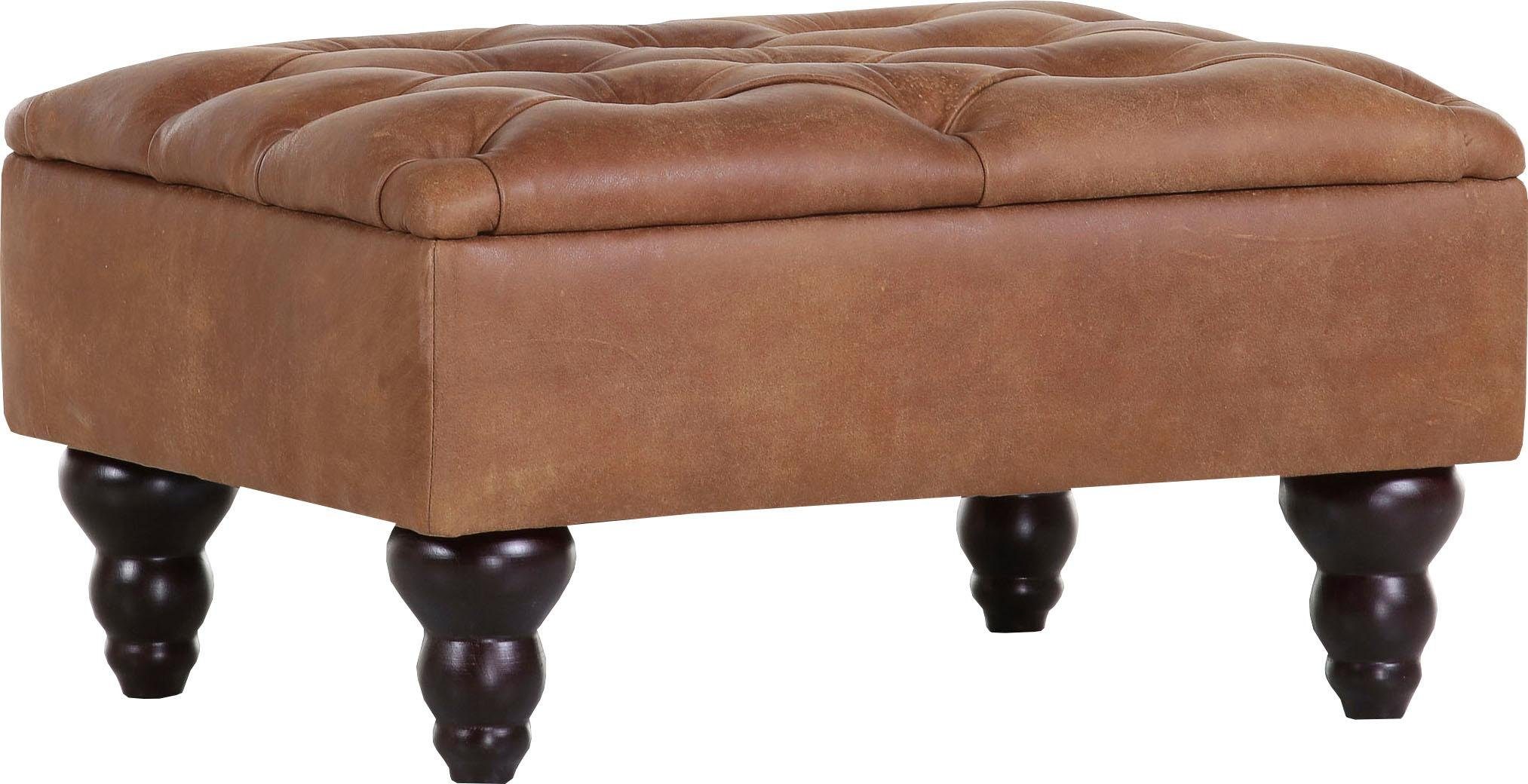 Chesterfield Lederhocker online kaufen | OTTO