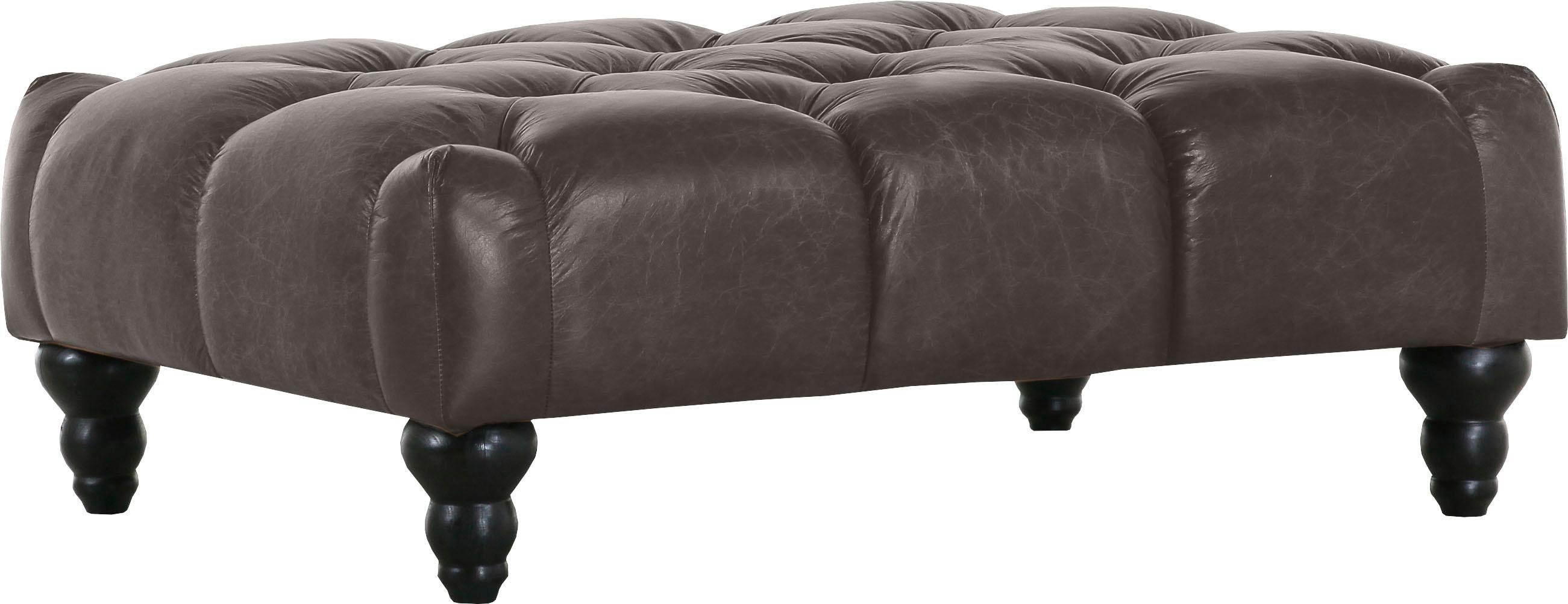 Chesterfield Lederhocker online kaufen | OTTO