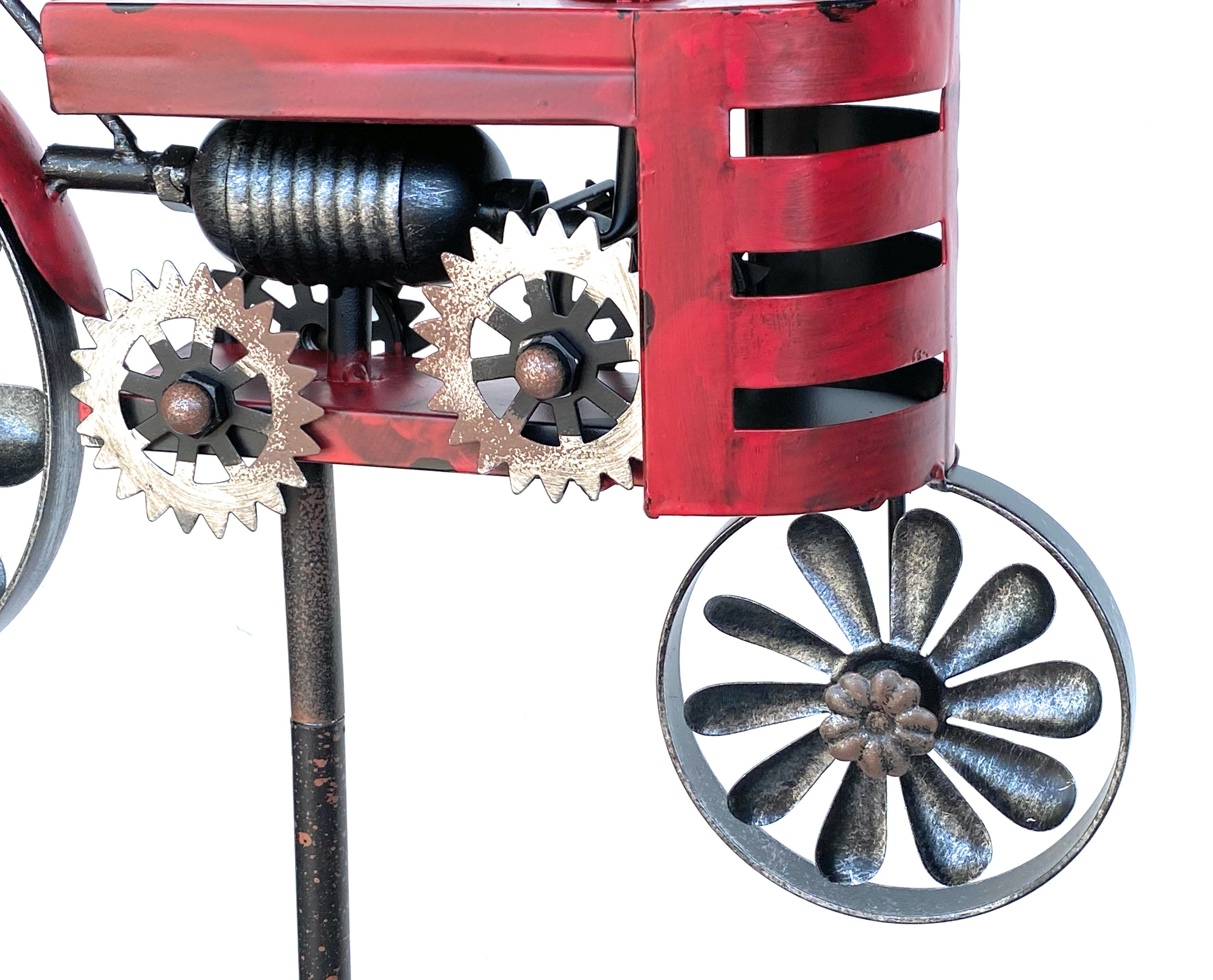 DanDiBo Gartenstecker Metall Traktor XL 160 cm Trecker Rot 96105 ...