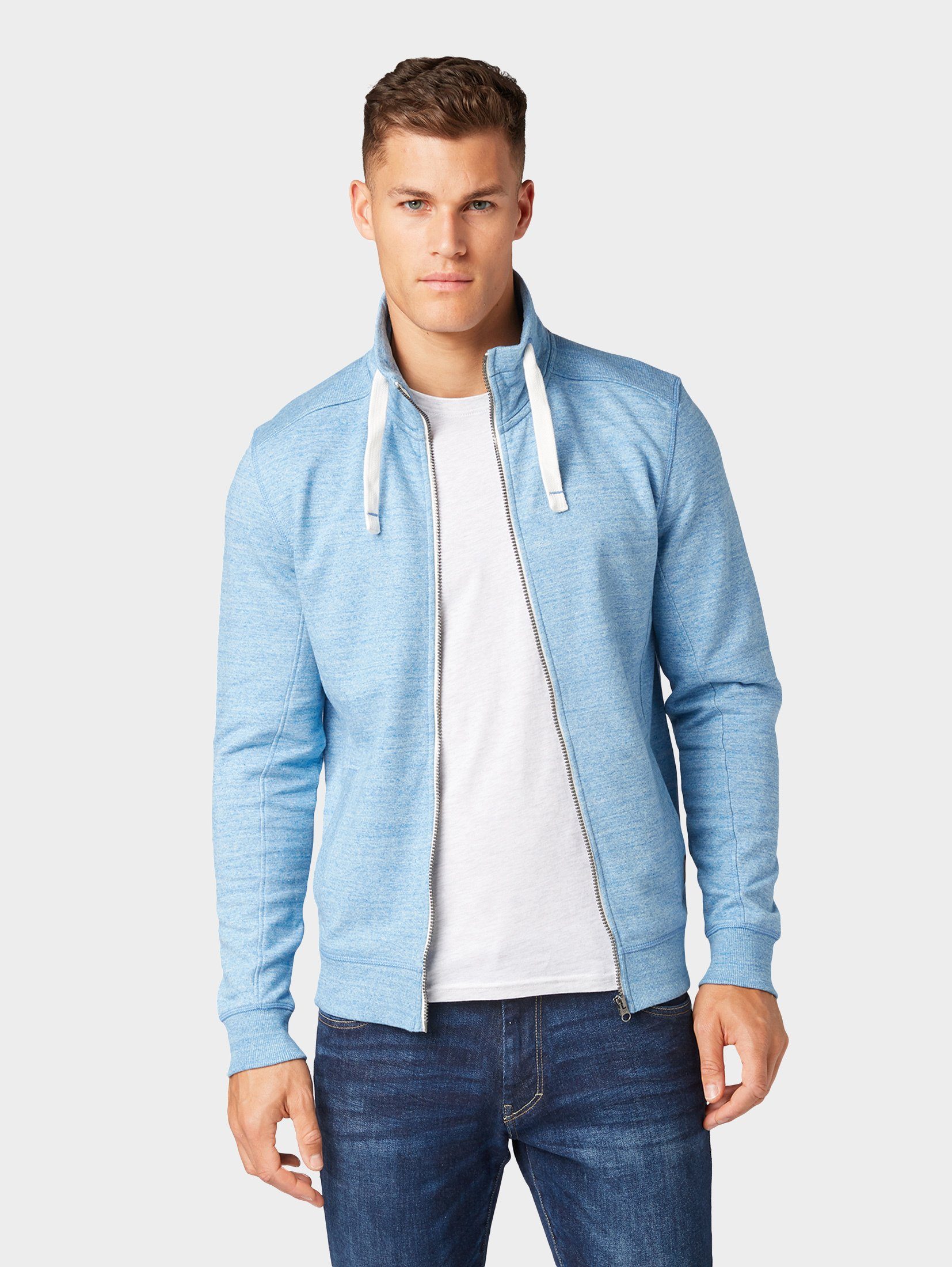 Tom Tailor Sweatjacke Sweatjacke Mit Stehkragen Otto