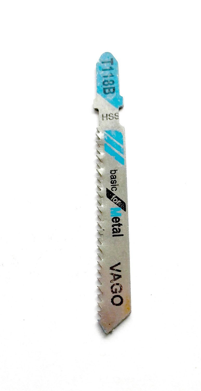VaGo-Tools Stichsägeblatt 25x Stichsägeblatt Metall T118B Basic