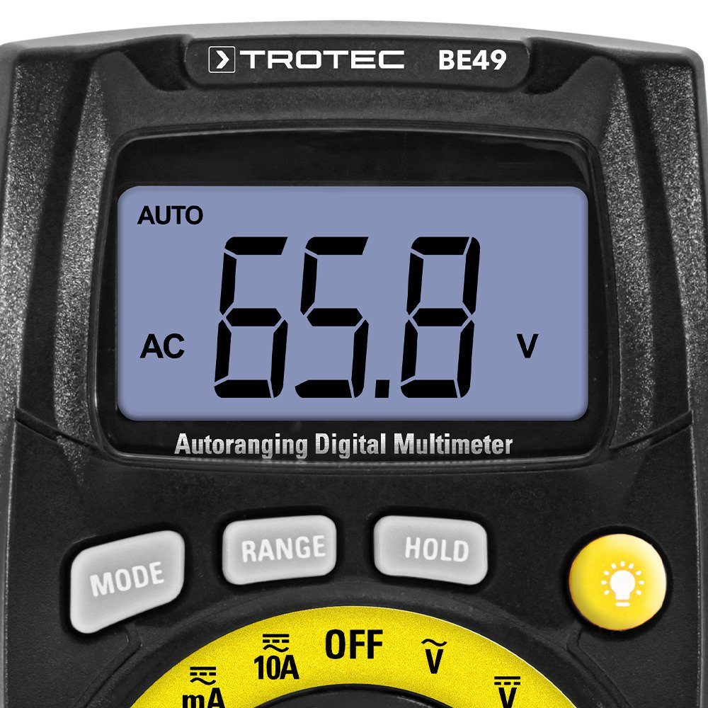 TROTEC Multimeter Digital-Multimeter BE49, Digitales ...