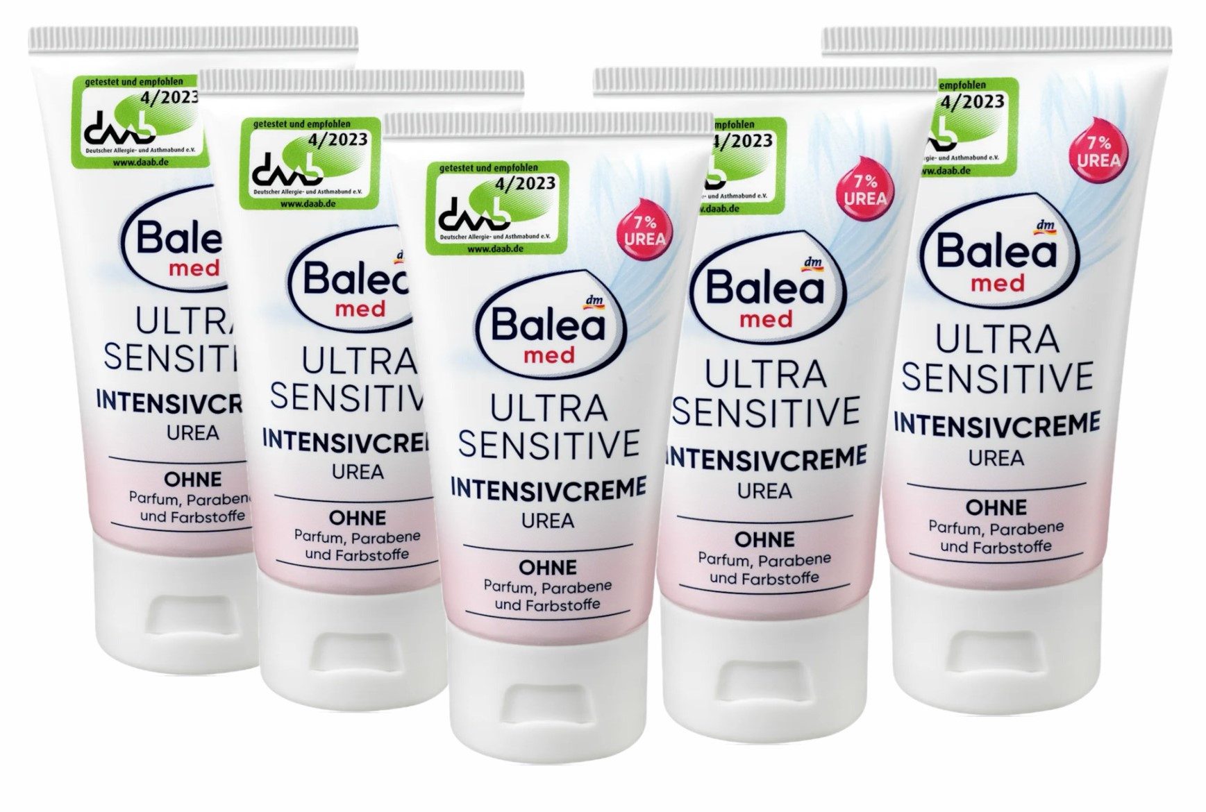 dm-drogerie markt GmbH & Co. KG Tagescreme Ultra Sensitive mit Urea (7) - Balea MED 5 x 50 ml ...